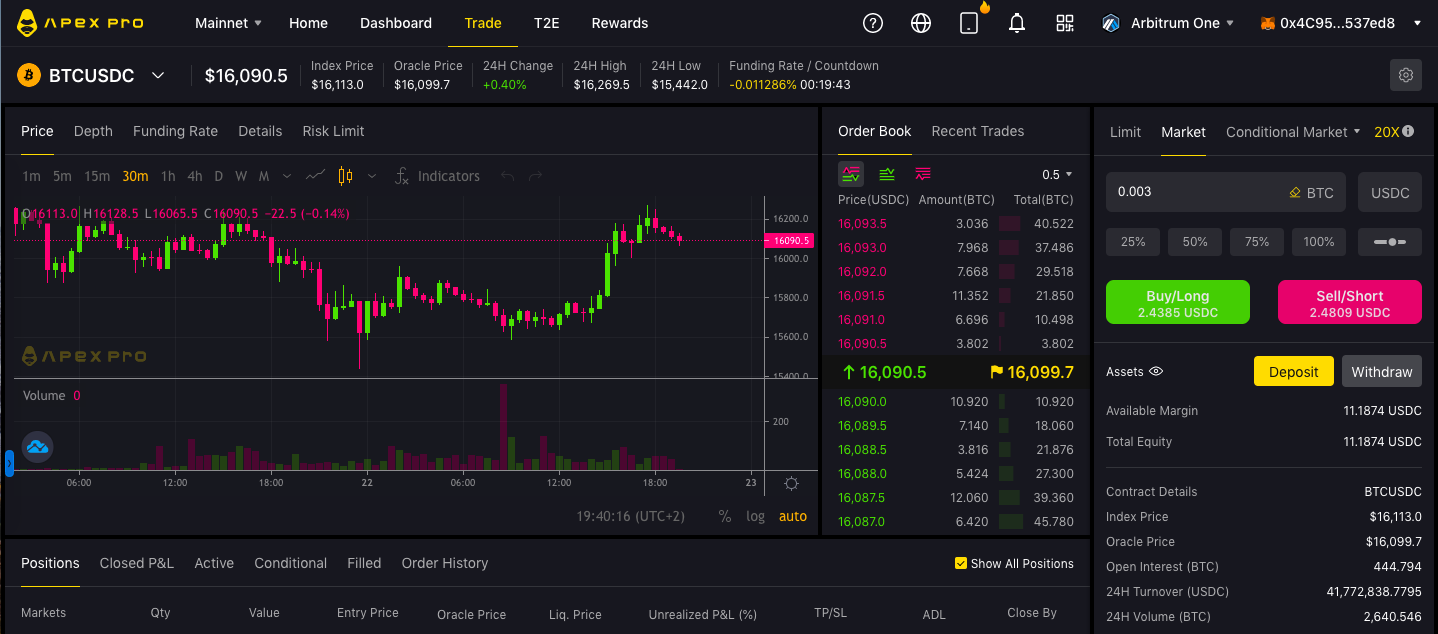 ApeX Pro Non-Custodial Derivatives Exchange Review